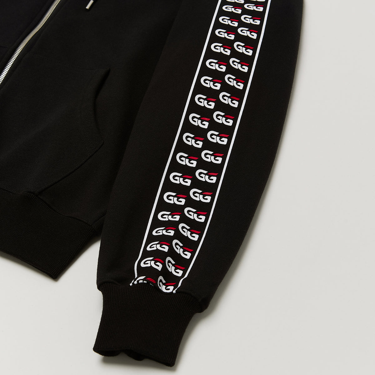 GG ARM STRIPE ZIP HOODIE | GGStore